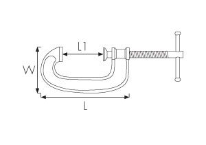 G-CLAMP (BRITISH TYPE) | NY Hardware Malaysia