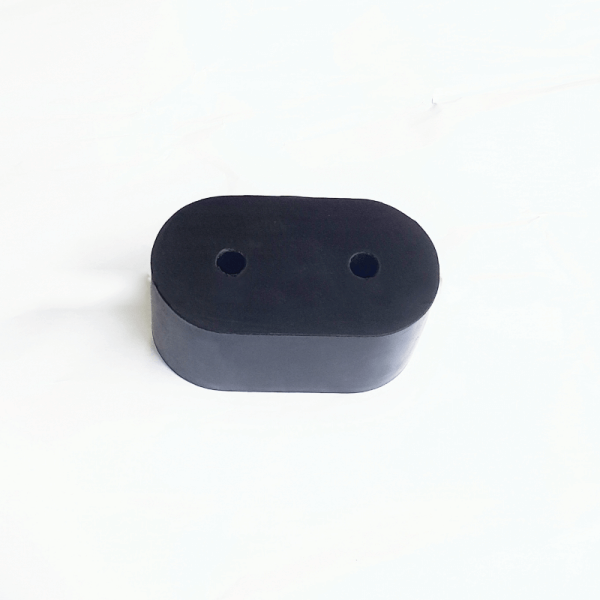 Rubber Block : Oval Shape c/w 2 Holes | NY Hardware Malaysia