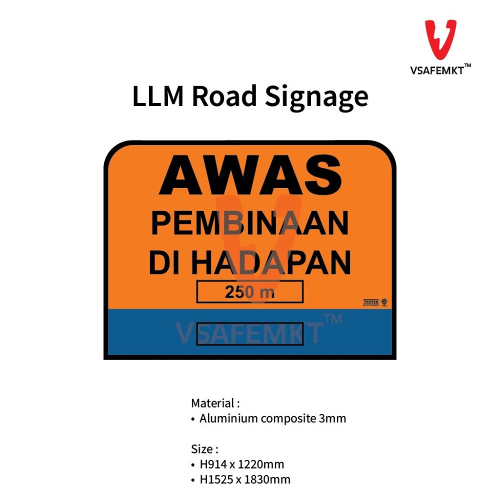 VSAFEMKT - JKR Road Signage - T.1 ADVANCE WARNING SIGN | NY Hardware ...